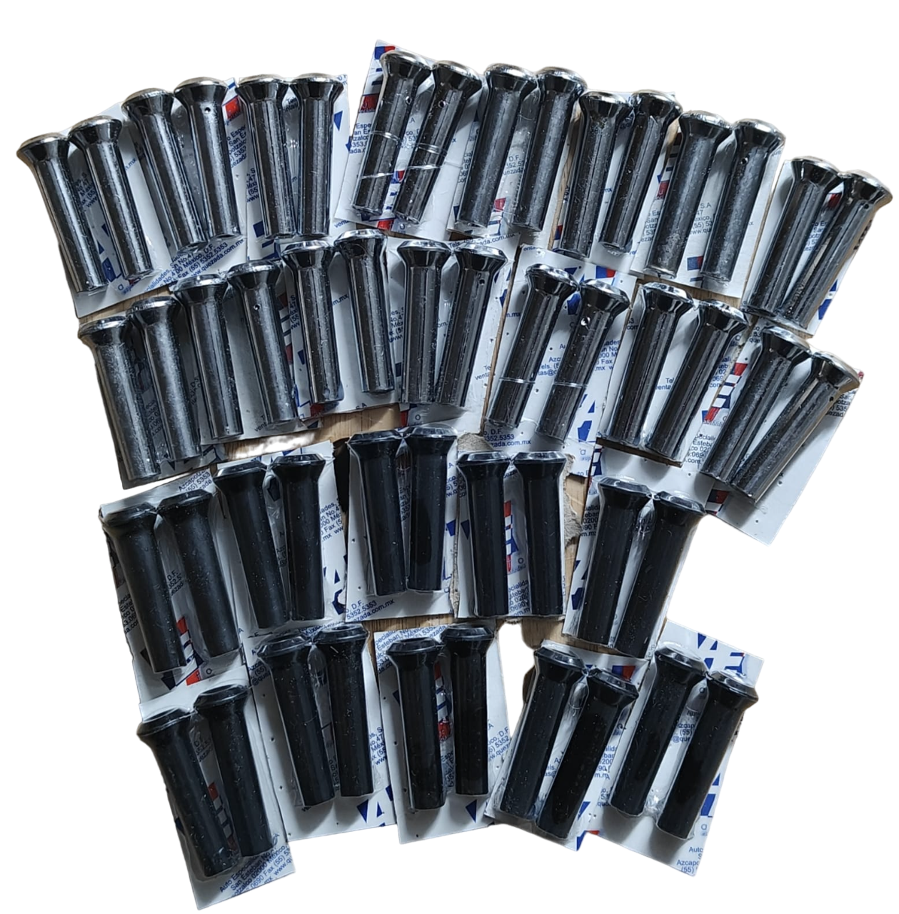 Door Lock Nobs Chrome and Black – 1st Gen Resistance