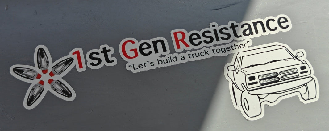 1st Gen Resistance - Let's Build a Truck Together